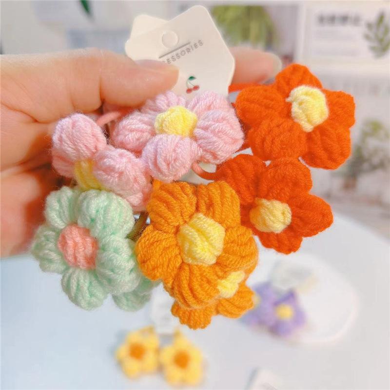 Ikat Rambut Bunga Lima Kelopak, Gaya Korea, Bunga Puff Comel - TikTok ...