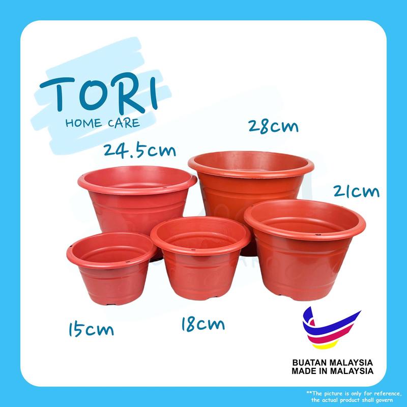 TORI HOME Flower Pot 15cm 18cm 21cm 24.5cm 28cm | Flower Pot - TikTok ...