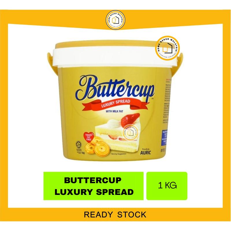 BUTTERCUP LUXURY SPREAD TRANS FAT FREE 1KG - HOME BAKER MALAYSIA ...