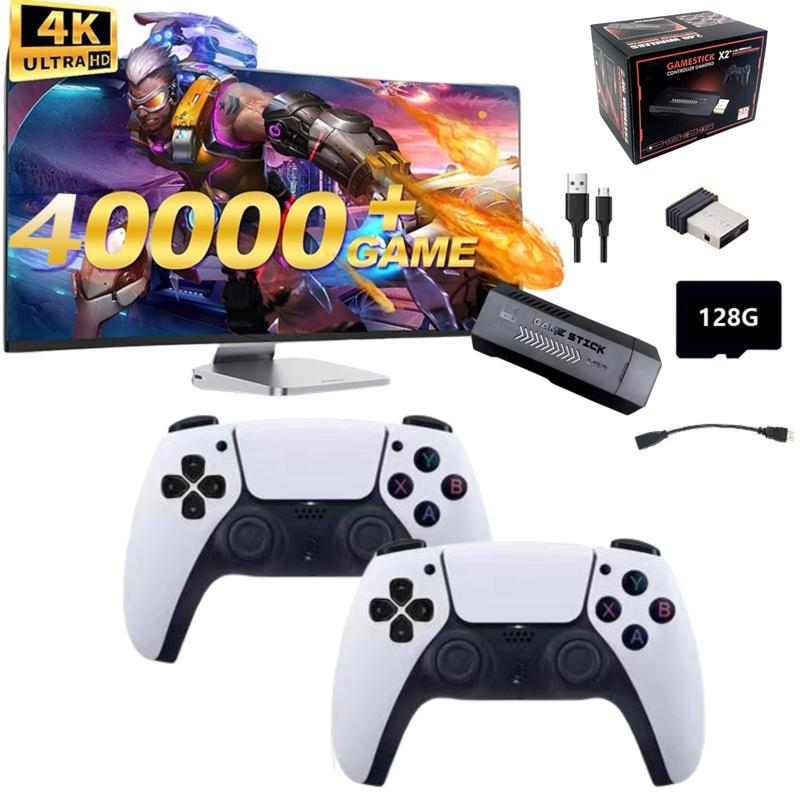 2025 X2 Wireless Retro Game Console, 128G Game Stick Built i - TikTok Shop