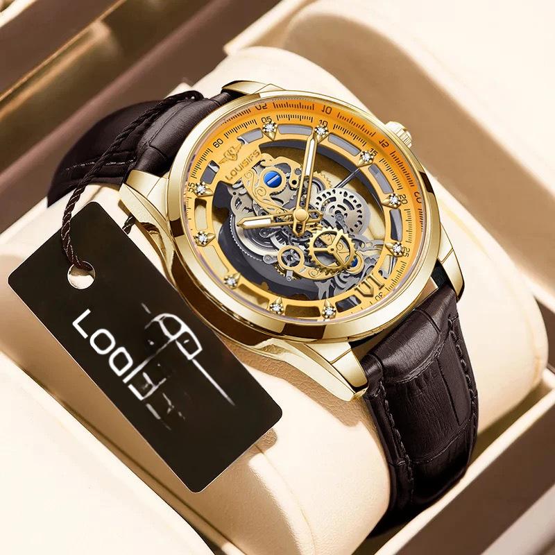 1RSW(Q) Men's Quartz Watch Double-sided Hollow New Concept Watch ...