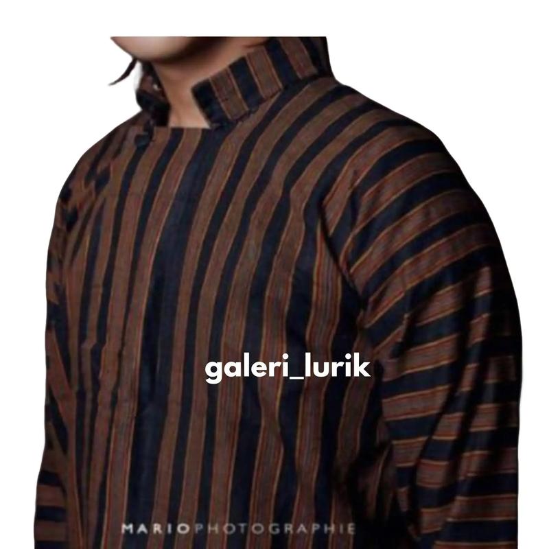 Baju Adat Jawa Surjan Lurik Pria/ Sorjan Pria Dewasa/ Baju Adat - Shop ...