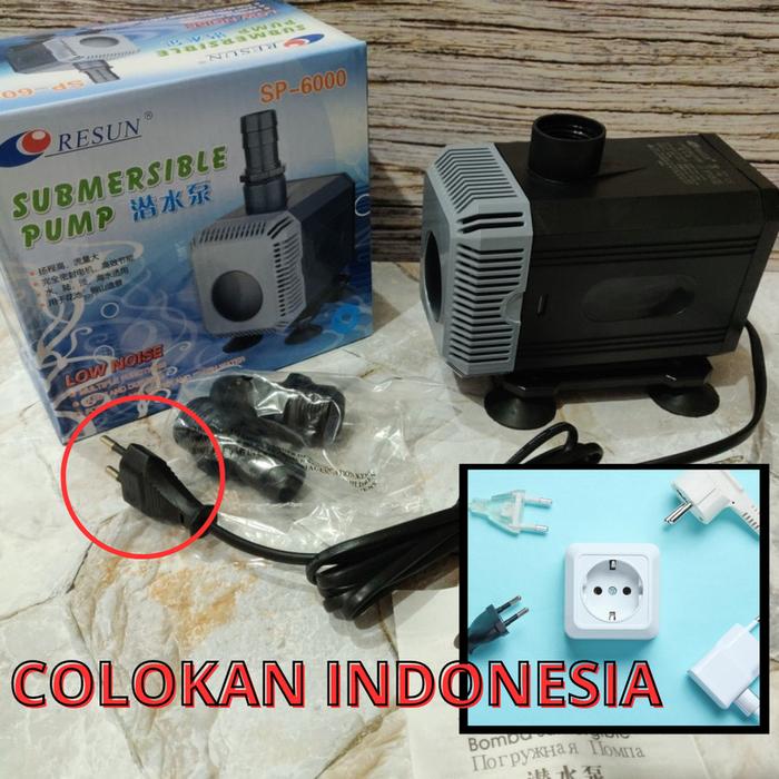 Jual Resun SP 6000 Pompa Air Celup Submersible Pompa Air Aquarium ...