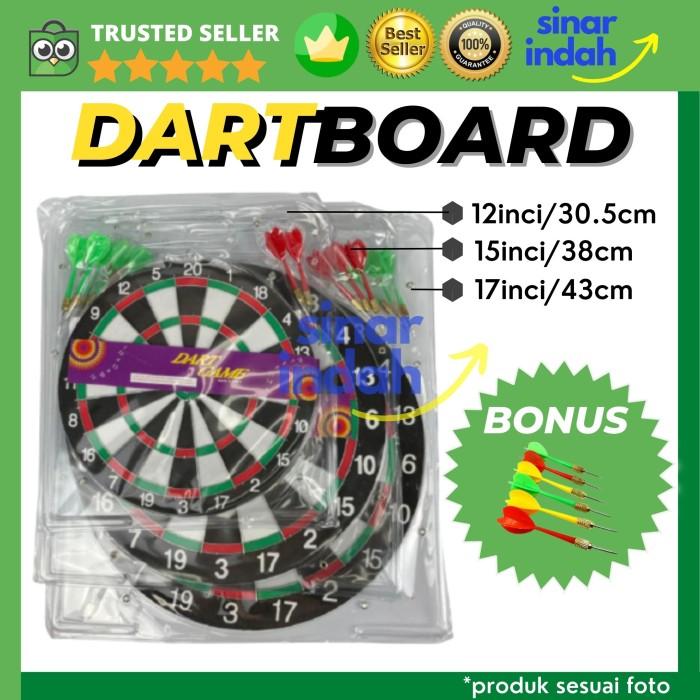 Dartboard Games Import Papan Panah Lempar Dart Board Game Mainan - Shop ...