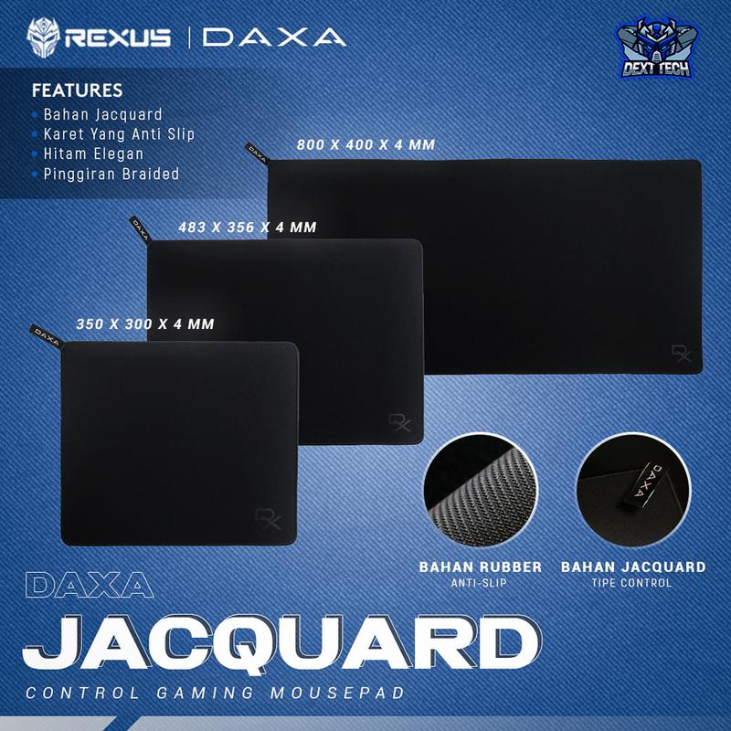 Rexus Daxa Jacquard Control Mousepad Deskmat - Shop | Tokopedia