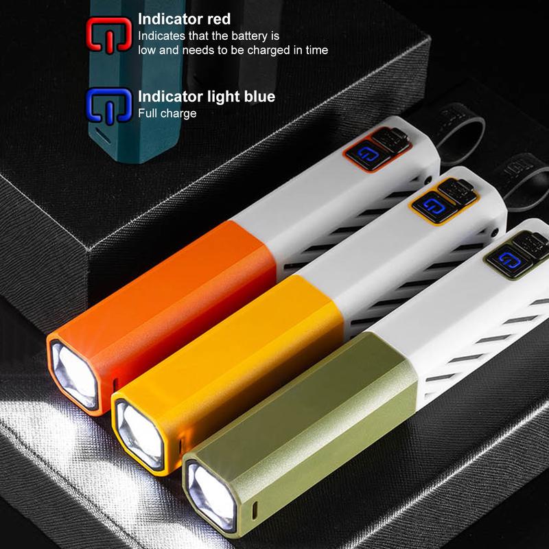 Outdoor Mini Flashlight 5 Modes Zoomable High Lumens Super Bright ...
