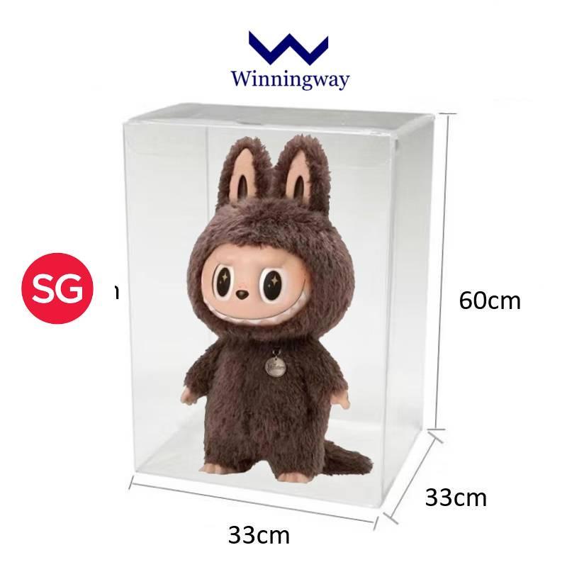 LUXATAS display case box for bearbrick 1000% & 400% zimomo stand angle ...