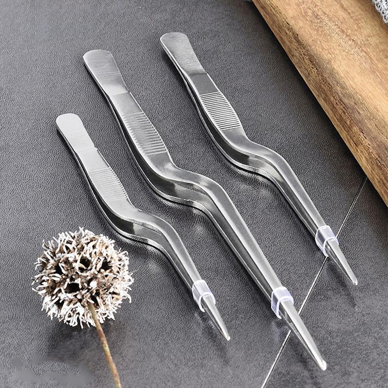 Stainless Steel Food Tweezer Multi-function Kitchen Utensils - TikTok ...