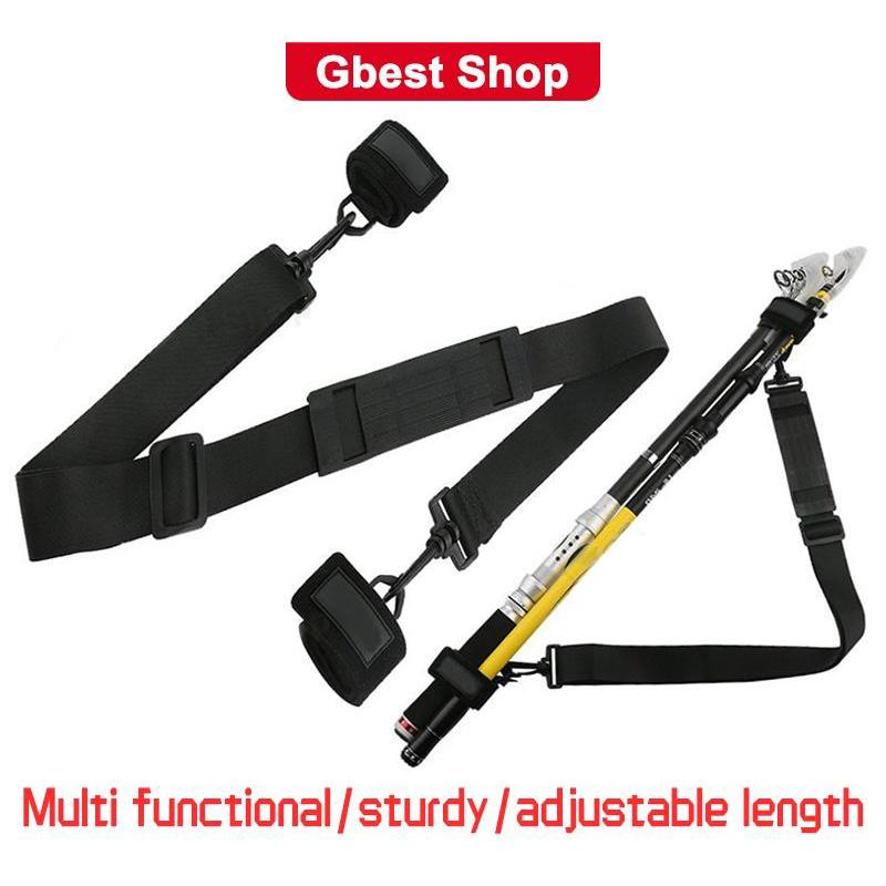 Luya Pole Straps Fishing Rod Shoulder Straps Fishing Rod Velcro ...