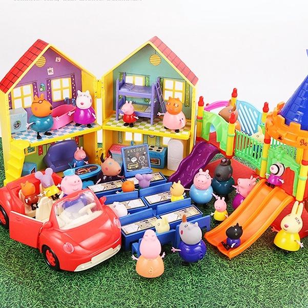 Pretend Play Children's Toys Peppa Pig Toy Peppa Family Four - TikTok ...