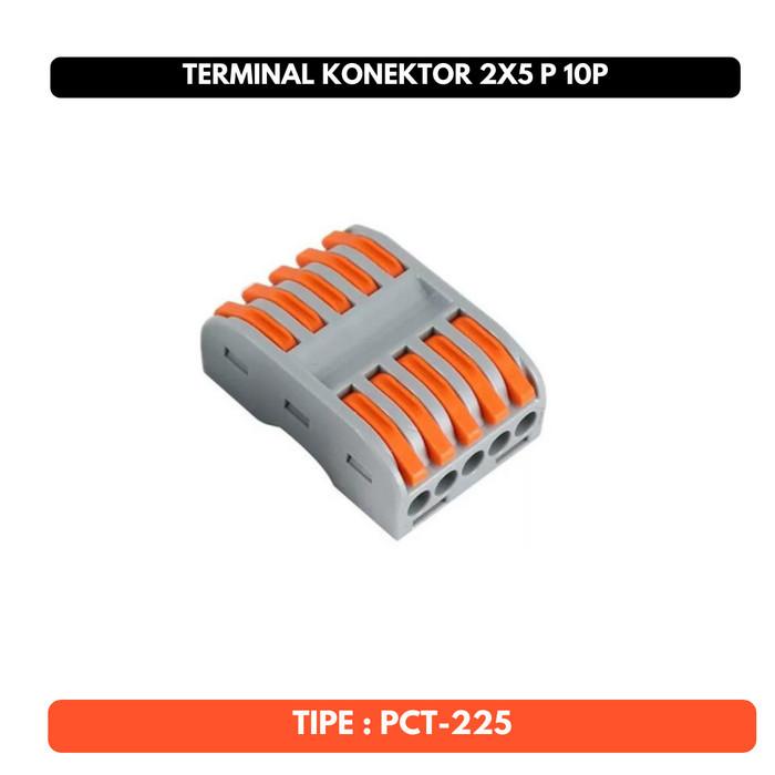 Jual Connector Konektor PCT-225 Kabel 2x5 Pin 10p PCT 225 TAB mod ...