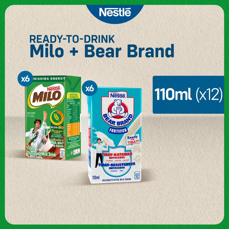 MILO Ready-to-Drink Flavoured Milk 110ml - Pack of 6 and BEA - TikTok ...