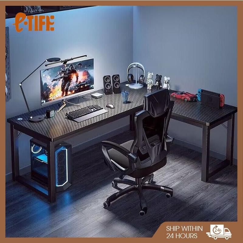 Meja L /Meja Komputer / Meja Gaming/ Meja kerja / L shaped Meja - Shop ...