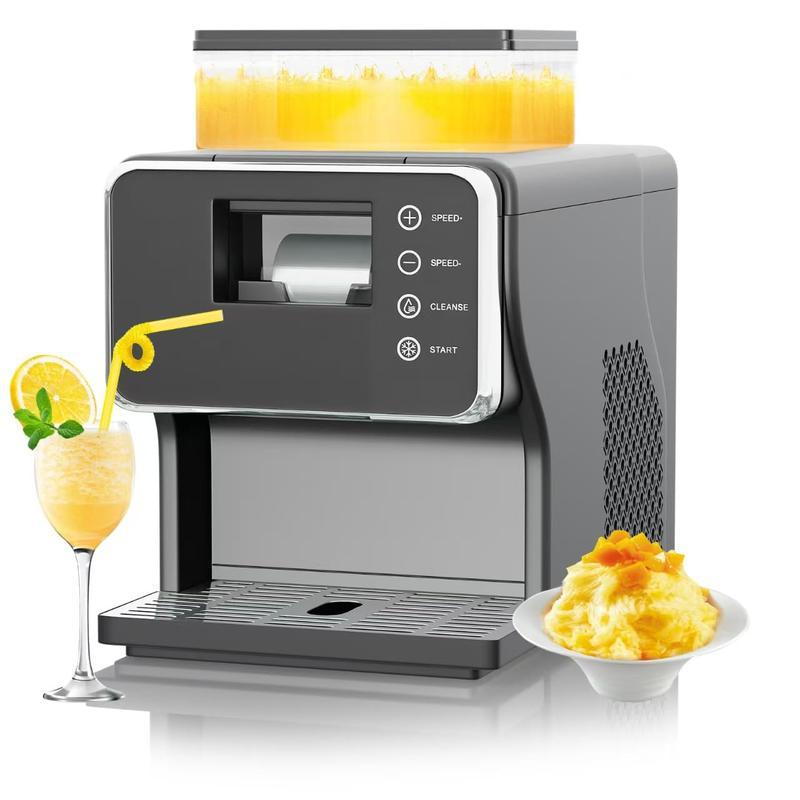 Shaved Ice Machine, Portable Ice Maker with Rapid Cooling and Food ...