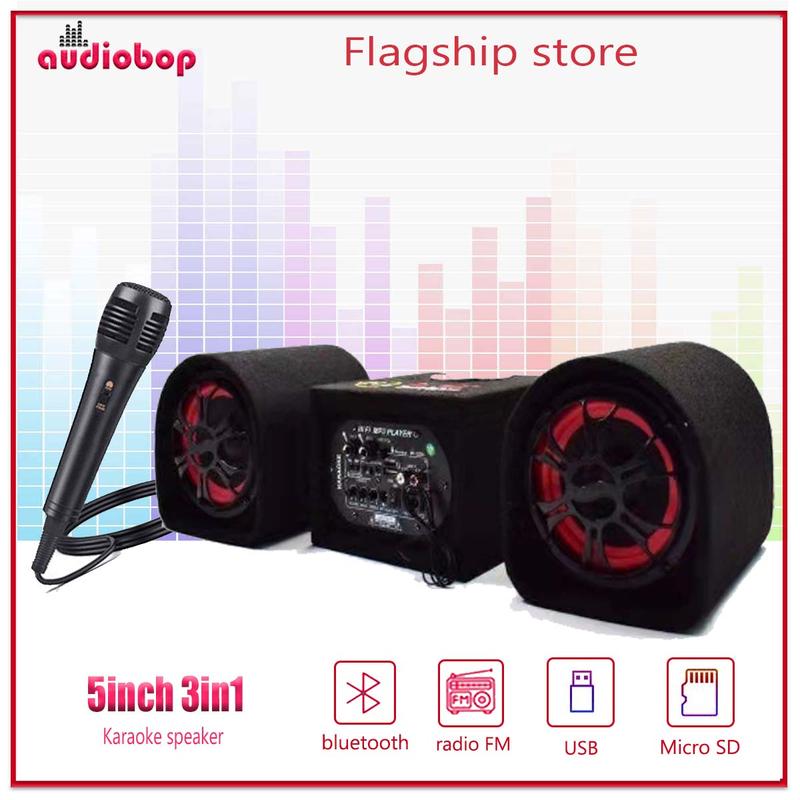 HI-FI Bass Power Bluetooth karaoke Audio Amplifier with 2pcs - TikTok ...