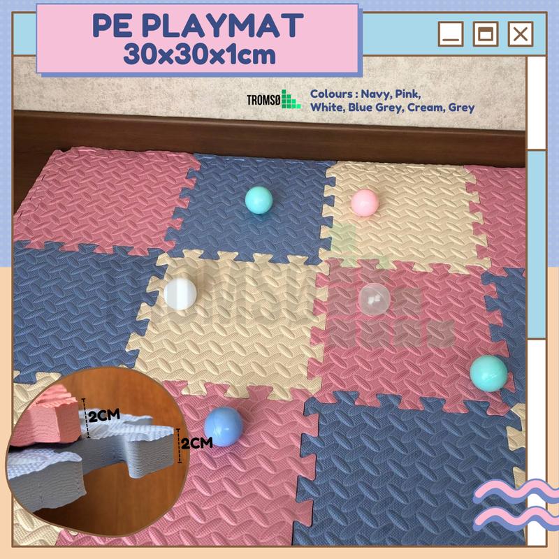 Tromso PE Playmat Puzzle TEBAL 30x30x2 CM / Alas Bermain Anak Empuk ...