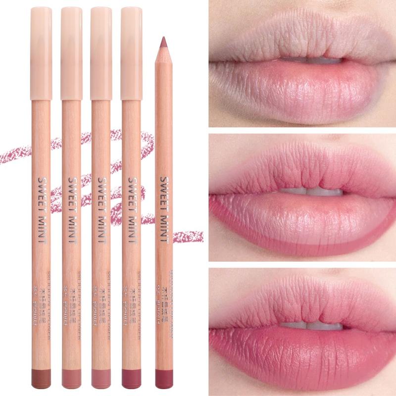 Waterproof Lasting Matte Lip Liner Pencil Nude Pink Brown Li - TikTok ...