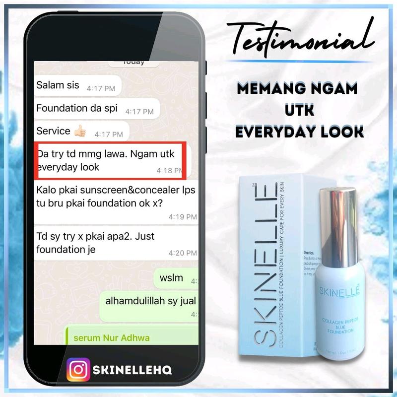 skinelle foundation blue 30 ml - TikTok Shop Malaysia