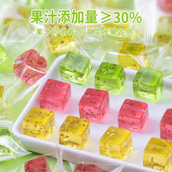 Fruit Flavor Fruit Juice Jelly Candy Leisure Snacks Individually ...