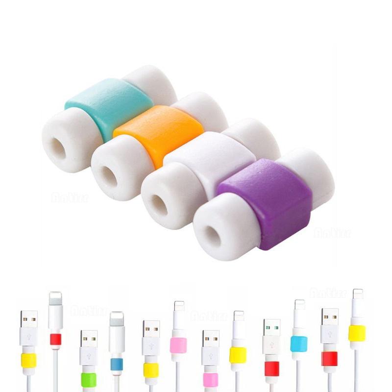 Universal data cable protector Silicone USB Cable Protector Earphone ...