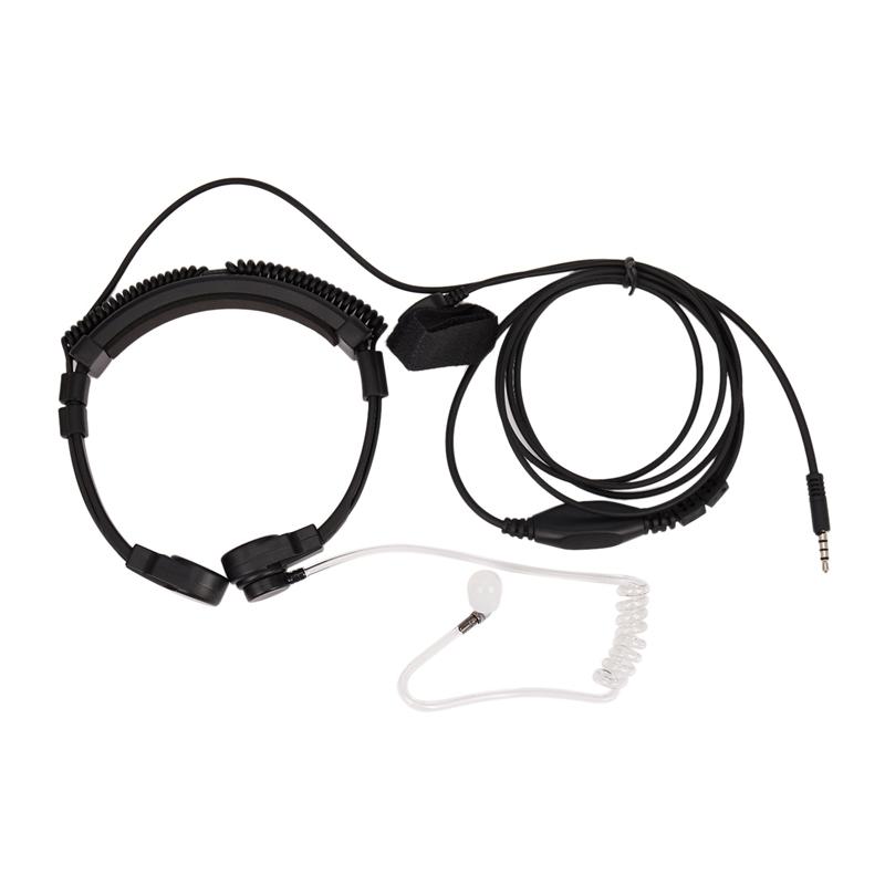 3.5mm Adjustable Throat Mic Earphone Microphone Covert Acoustic ...