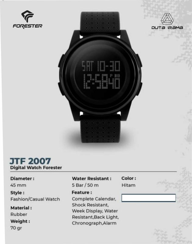 JAM TANGAN FORESTER JTF 2007 DIGITAL PRIA - Shop | Tokopedia