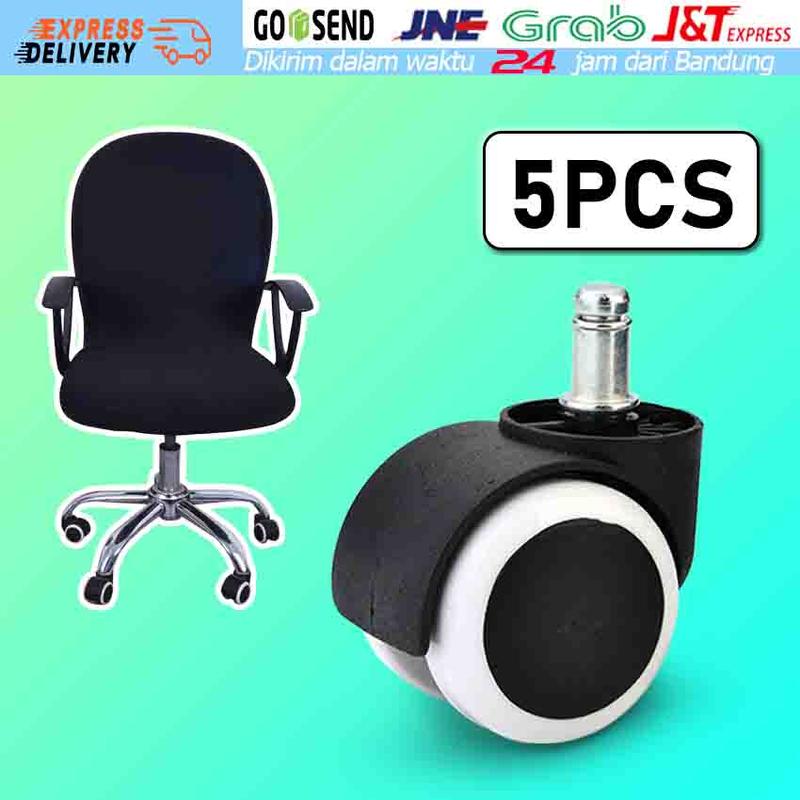 5PCS Heavy duty roda kursi kantor Roda kursi kerja 5 buah Roda - Shop ...
