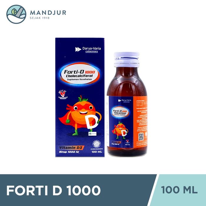 Promo Forti-D 1000 Sirup 100 mL - Suplemen Vitamin D - Jakarta Pusat ...
