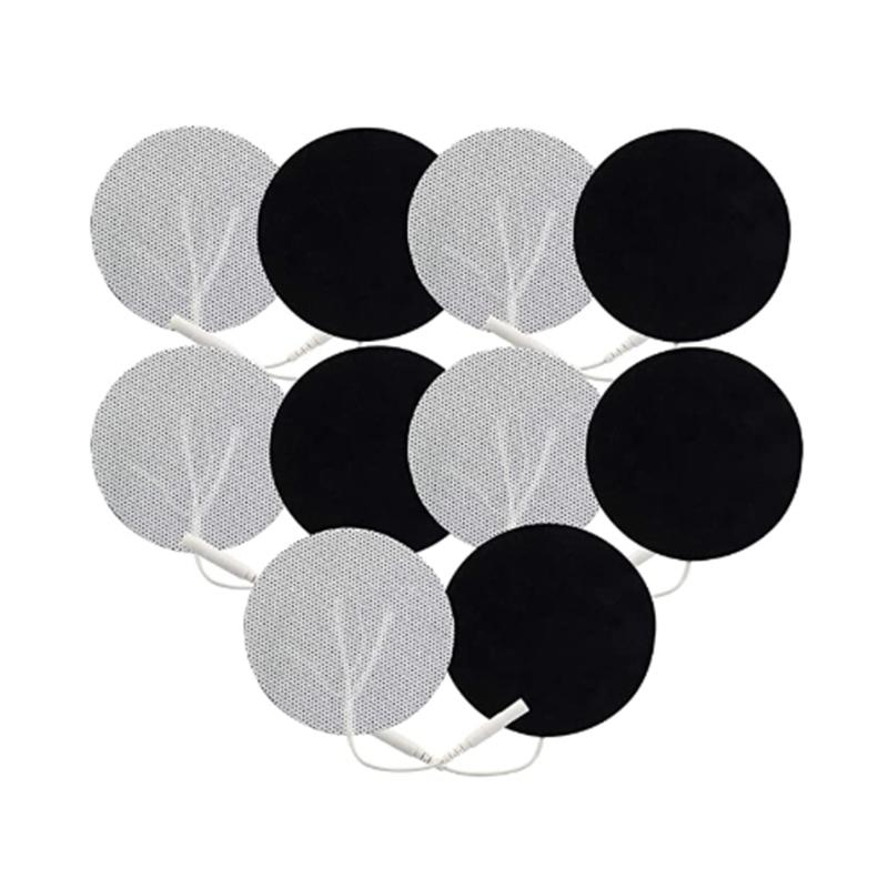 10 Pcs Electrode Pad 4cm Circular Non-Woven Acupoint Massage - TikTok ...