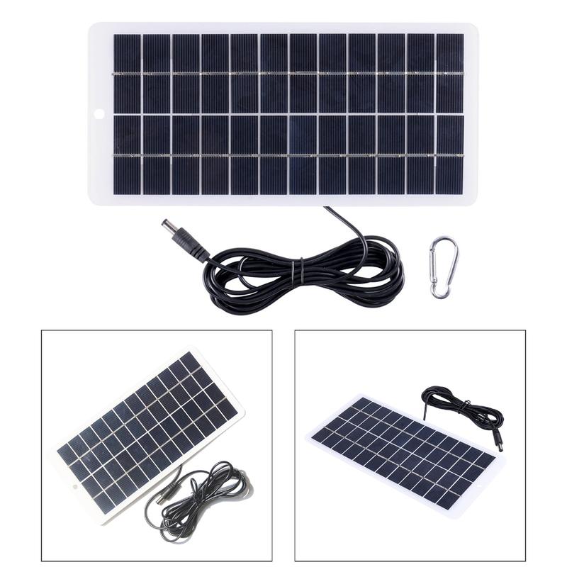 Panel solar luar 10W 12V, DIY, sel solar, pengecas, panel polysilicon ...