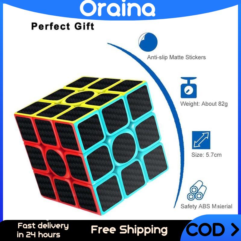 ORAINA --Rubiks Cube 3x3 Carbon Fiber Magic Cube Super Smooth - TikTok ...