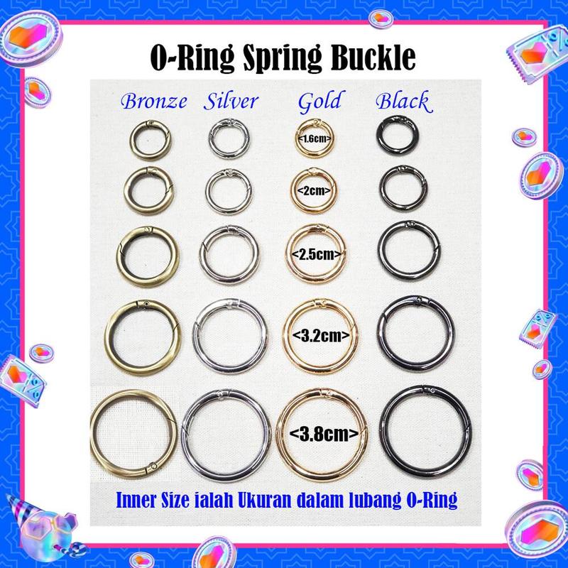 Open O Ring Spring Buckle (Buka Ring) for Bag Ring DIY HandBag - TikTok ...