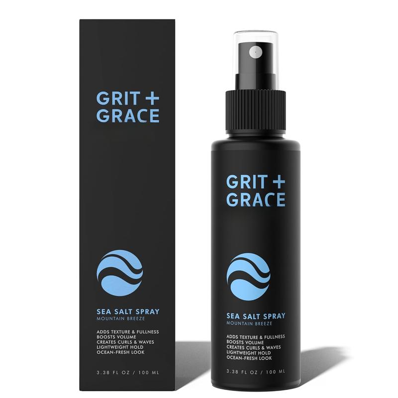 Grit+Grace Sea Salt Spray for Men & Women Beach Look - Hair Texture ...