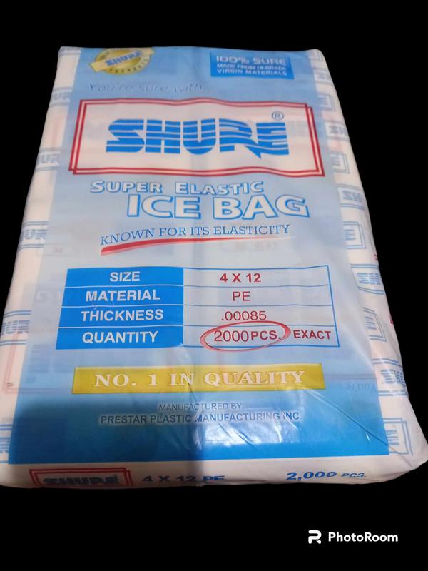 Ice Bag (SHURE) sold per ream/pack 2000 pcs - TikTok Shop Philippines