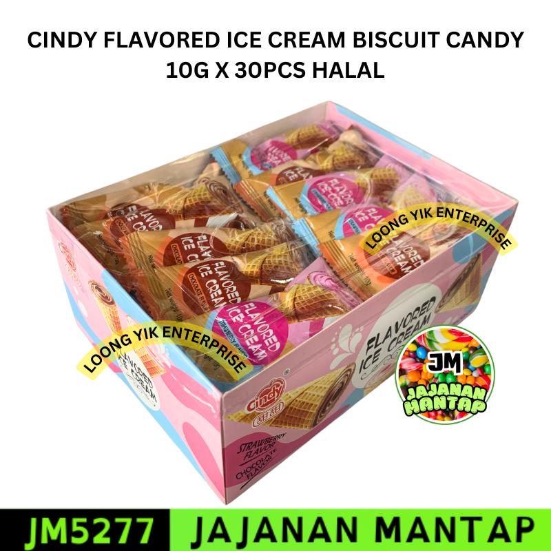 CINDY FLAVORED ICE CREAM BISCUIT CANDY 10G X 30PCS HALAL - TikTok Shop ...