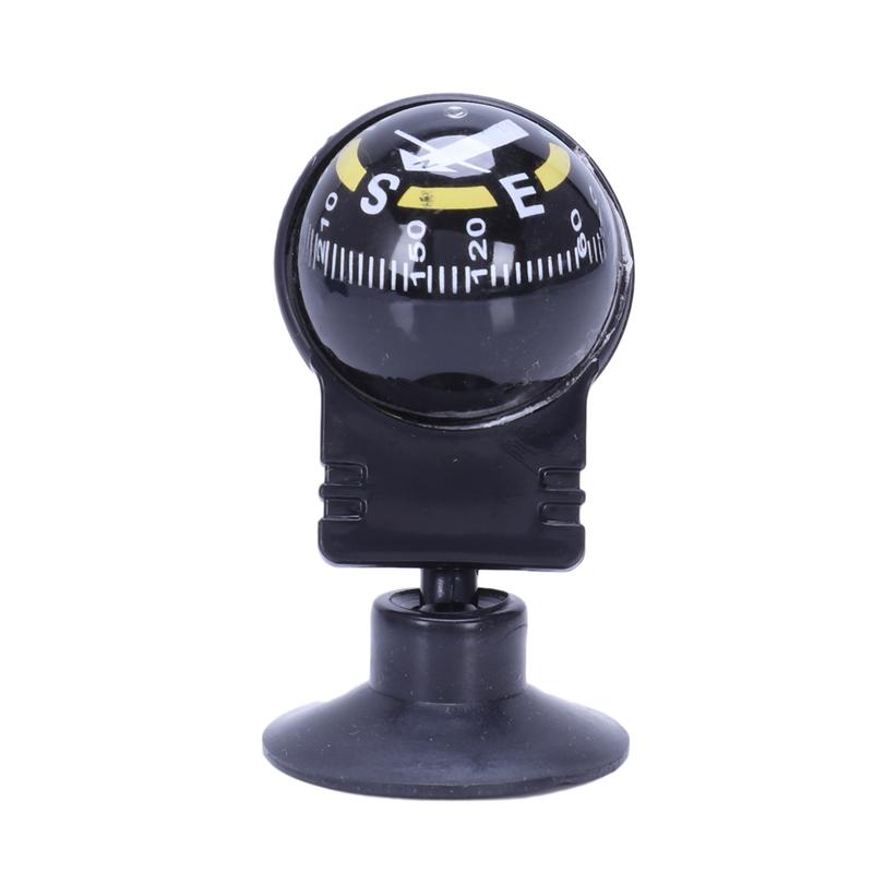 New Car Vehicle Floating Ball Magnetic Navigation Compass Black ...