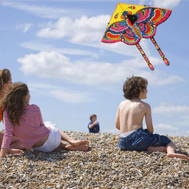 90*50cm Colorful Butterfly Kite Kids Kite Family Interactive - TikTok ...