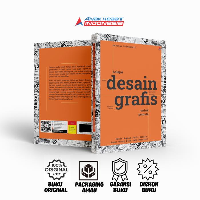 Promo Buku Belajar Desain Grafis Untuk Pemula: Mahir Segala Jenis ...