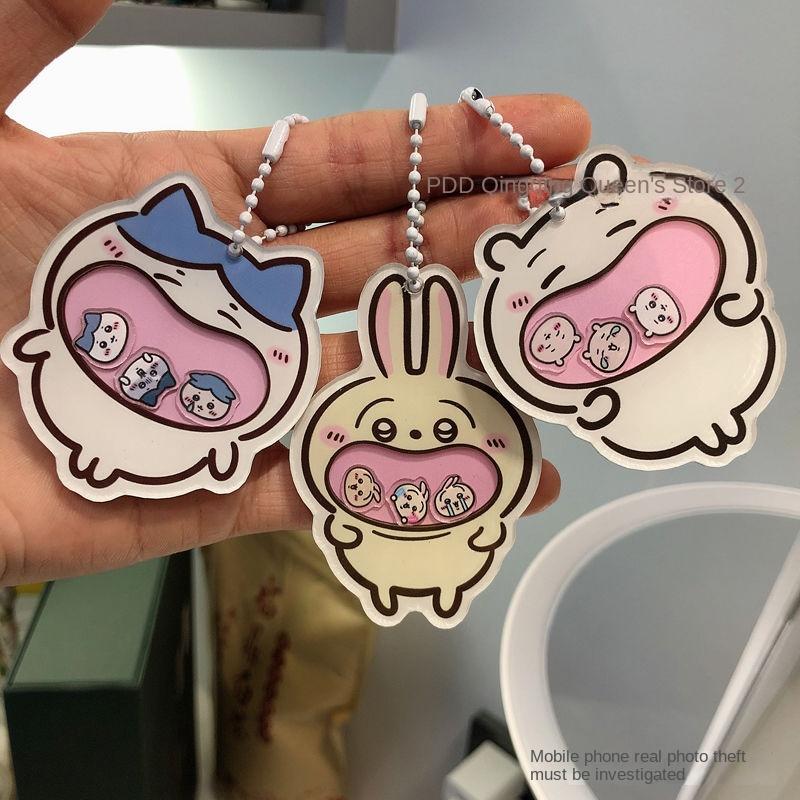Jiyikawa rocking music pendant keychain acrylic Usaqi wall spackle ...
