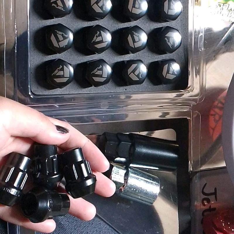 FUEL wheel Lugnuts BLACK 24pcs set 12mmx1.5 - TikTok Shop Philippines