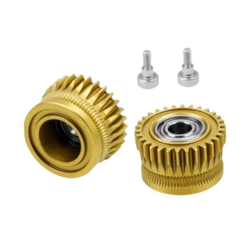 2 Pieces Extruder Filament Drive Gears 3D Printer Parts Extruding ...