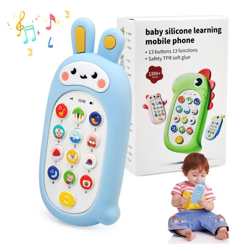 Baby Silicone Learning Phone, Teething Toy, 6-18 Months Baby - TikTok ...