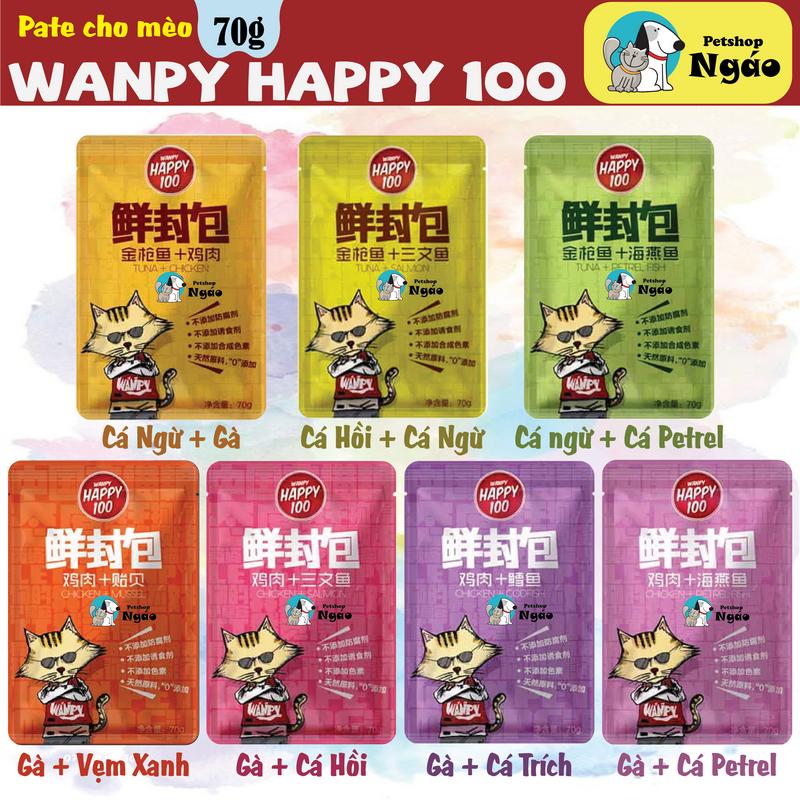 Pate Happy 100 70g - Thức ăn ướt cho mèo ___ - TikTok Shop Vietnam
