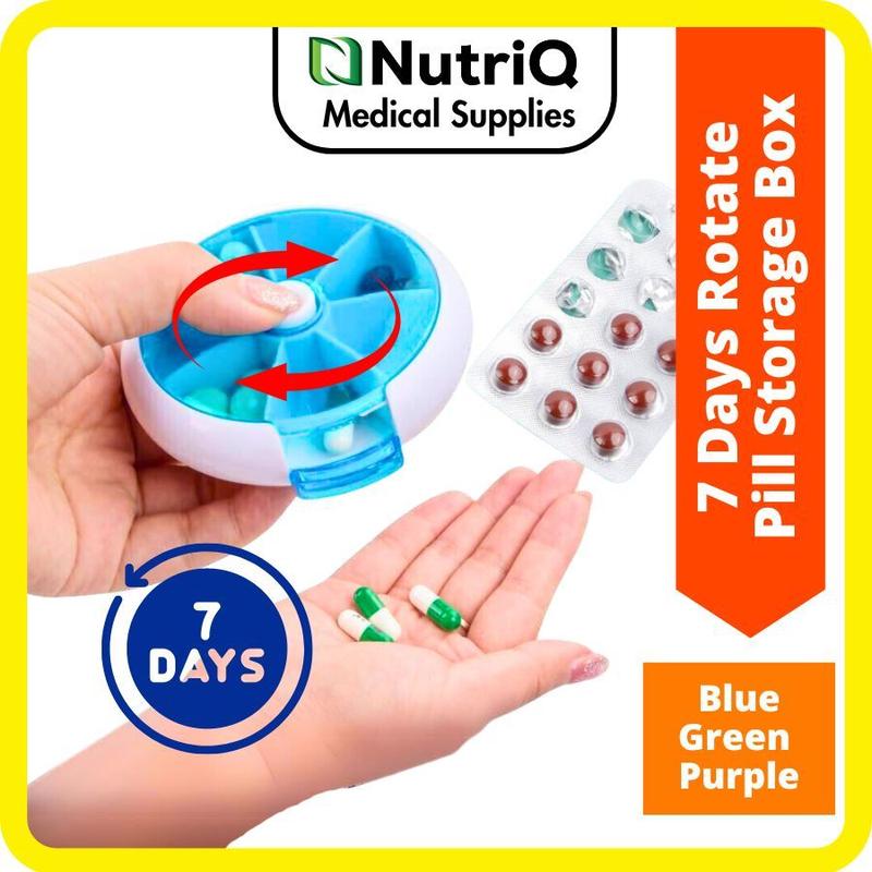 Pill Box Medicine Box Bekas Ubat Medicine Pill Box Pill Container ...