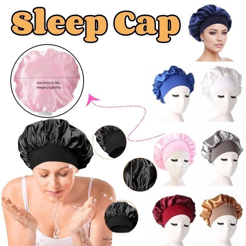 Women Sleep Hat Hair Care High Elasticity Sleep Cap Long Hai - TikTok ...