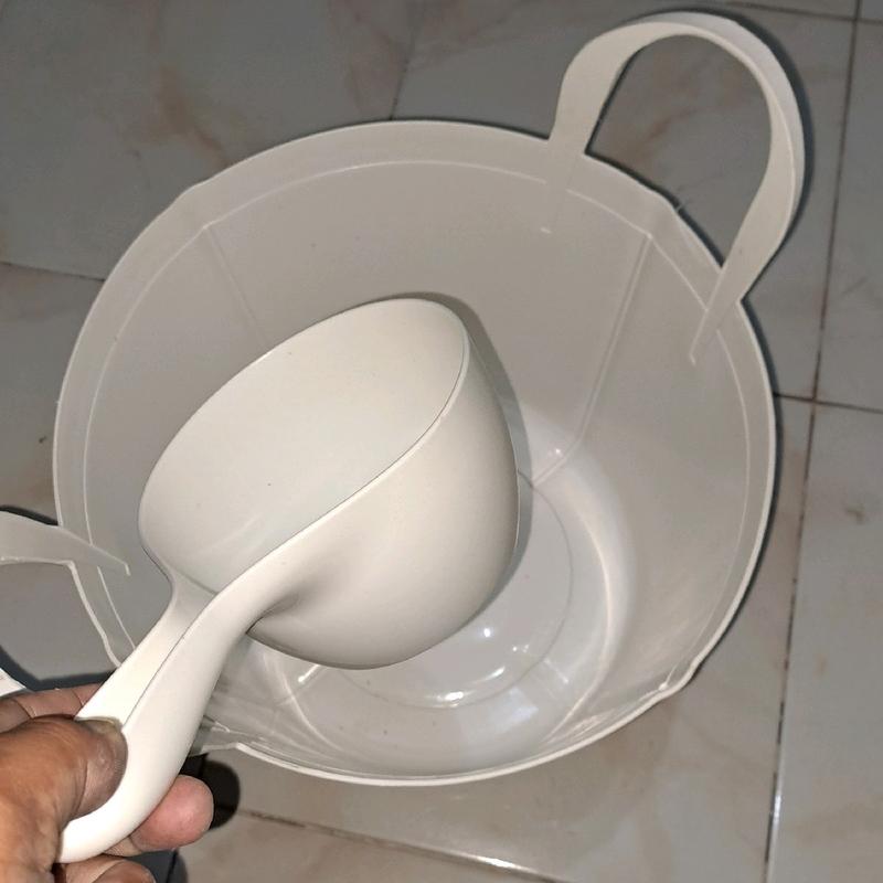 Pail or timba with dipper used for laundry and others Kitchen - TikTok ...