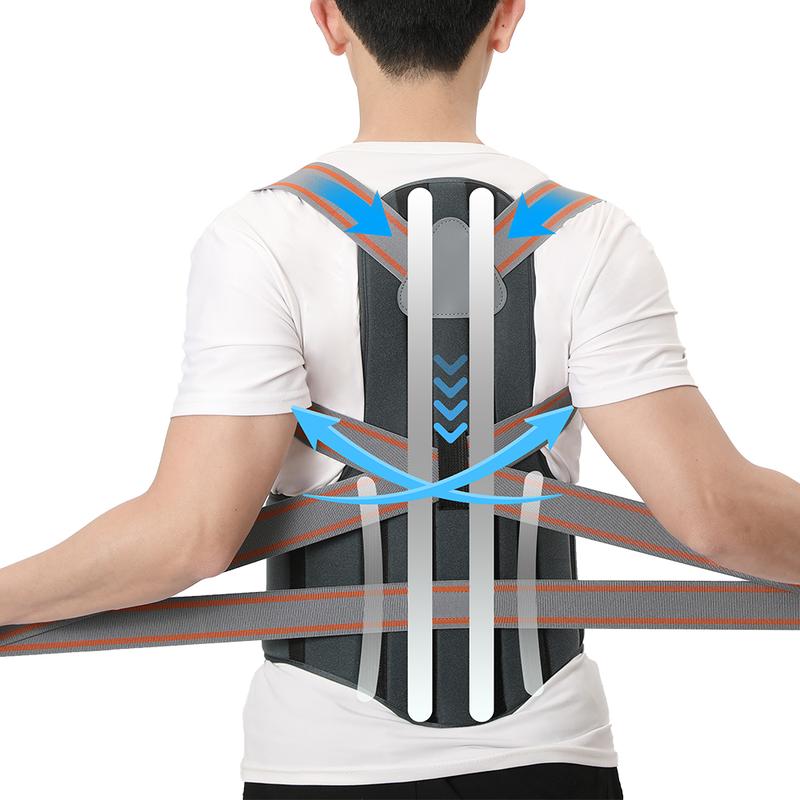 Back Brace Posture Corrector Women's Men's Casual Vest Support - TikTok ...