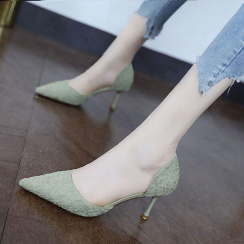 Fresh Fairy Style High Heels 2021 New Spring and Summer All-Match ...