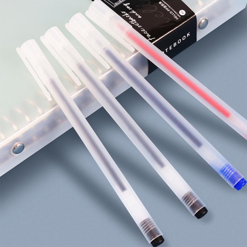 Muji Style Ballpen Set Gel Pens Black Ball Pen with Refills 0.5 ...