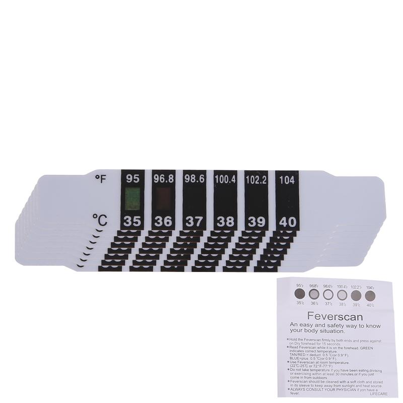 Temp-Quik Forehead Strip Thermometer Quick Read in Celsius and - TikTok ...